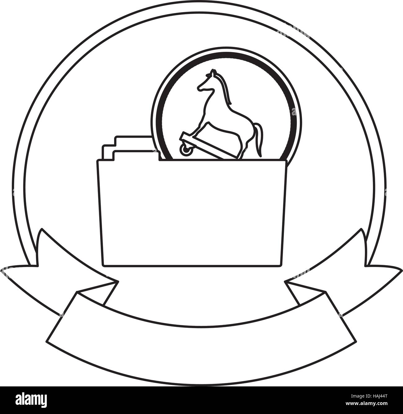 File icon. Security system warning protection and danger theme ...