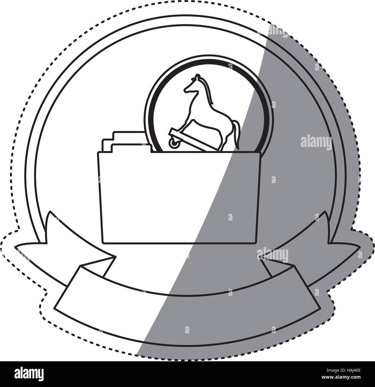 File icon. Security system warning protection and danger theme ...