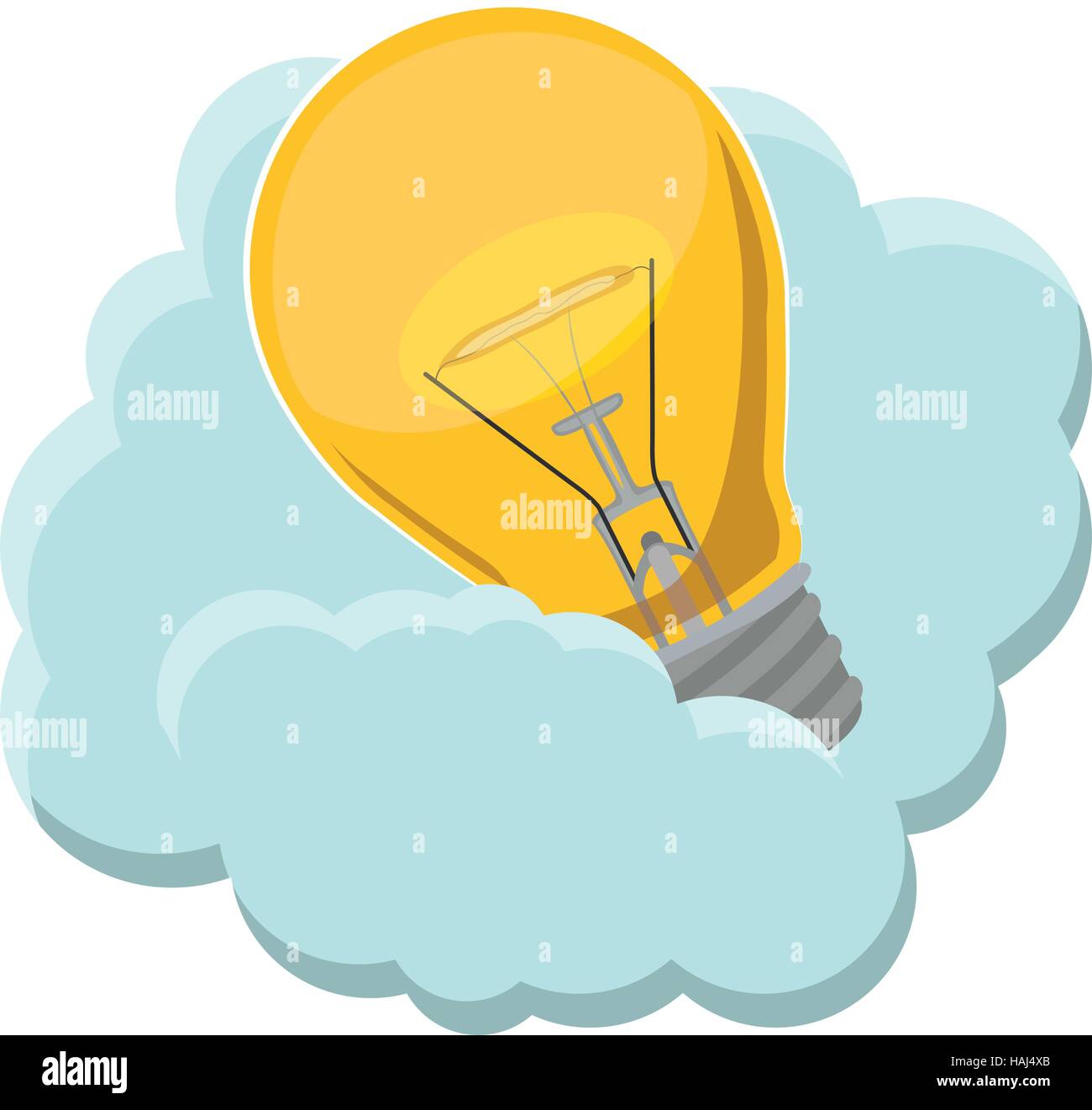 Light bulb icon. Energy power technology and electricity theme ...