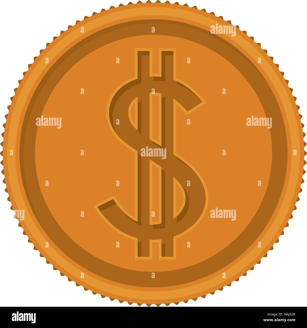 Isolated coin design Stock Vector Image & Art - Alamy