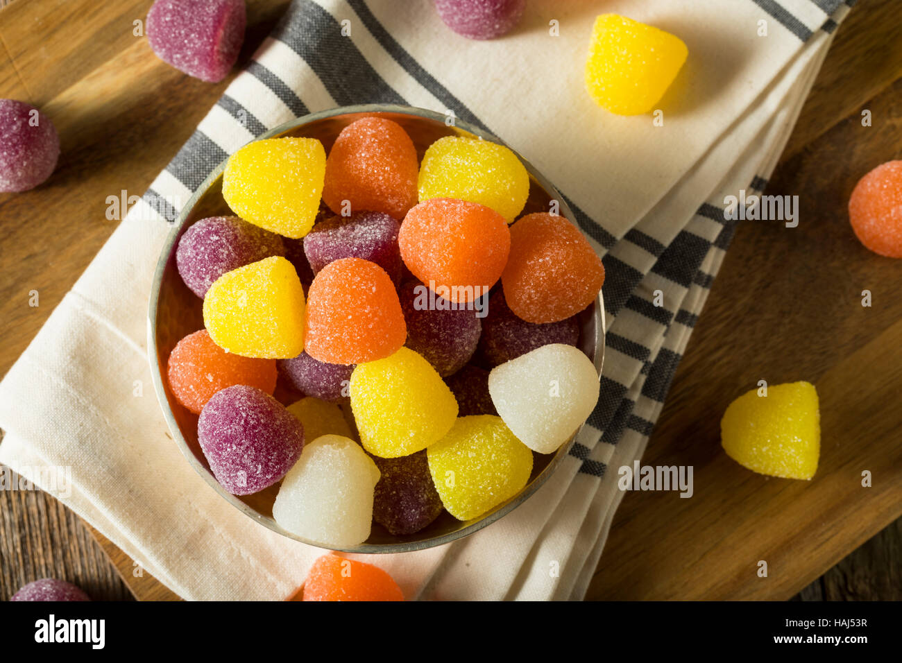 Sugary Sweet Holiday Gum Drops with Fruity Flavor Stock Photo - Alamy