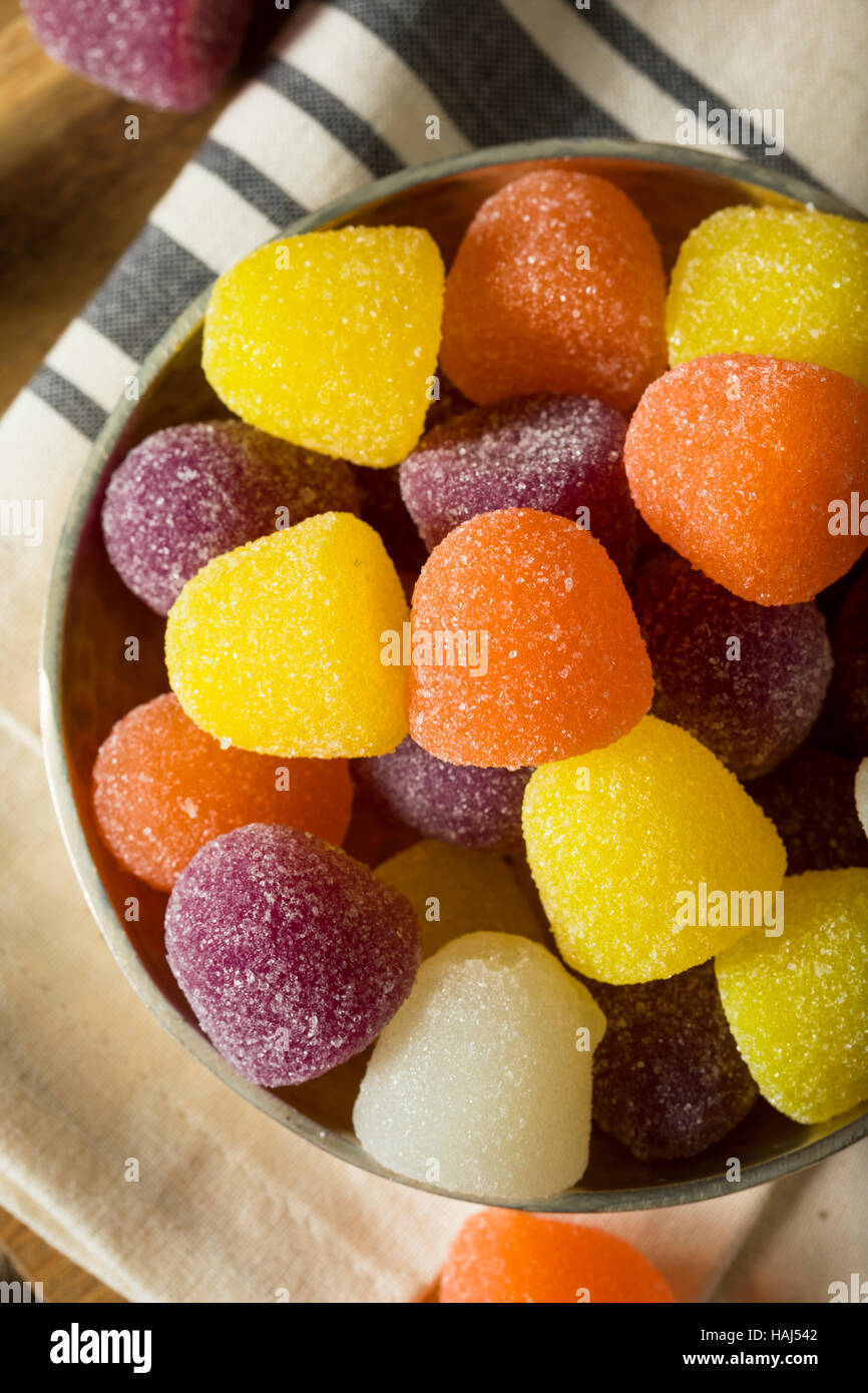 Sugary Sweet Holiday Gum Drops with Fruity Flavor Stock Photo - Alamy