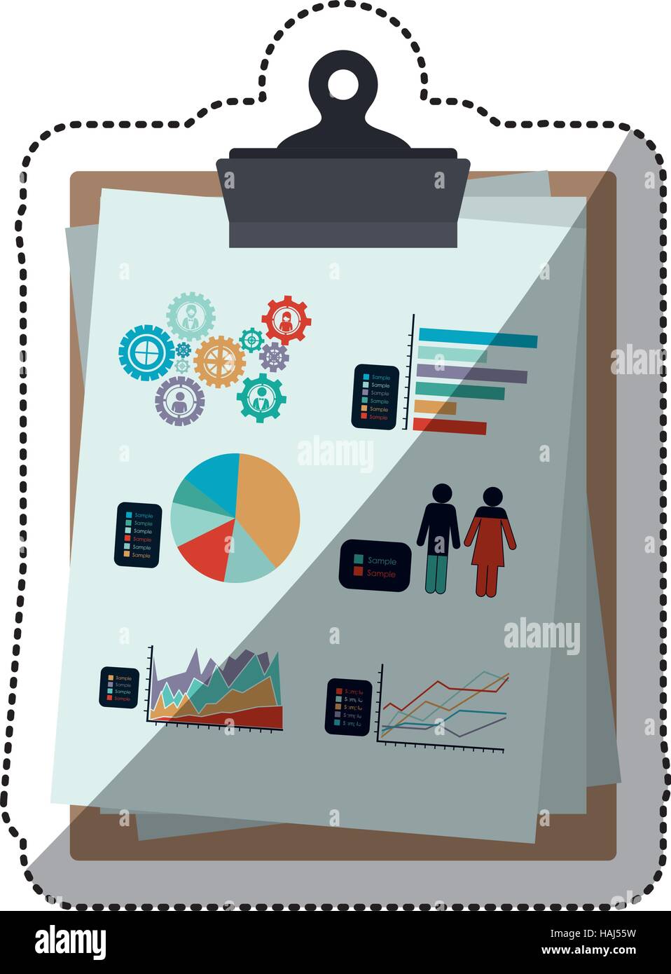 Document of office and infographic design Stock Vector Image & Art - Alamy