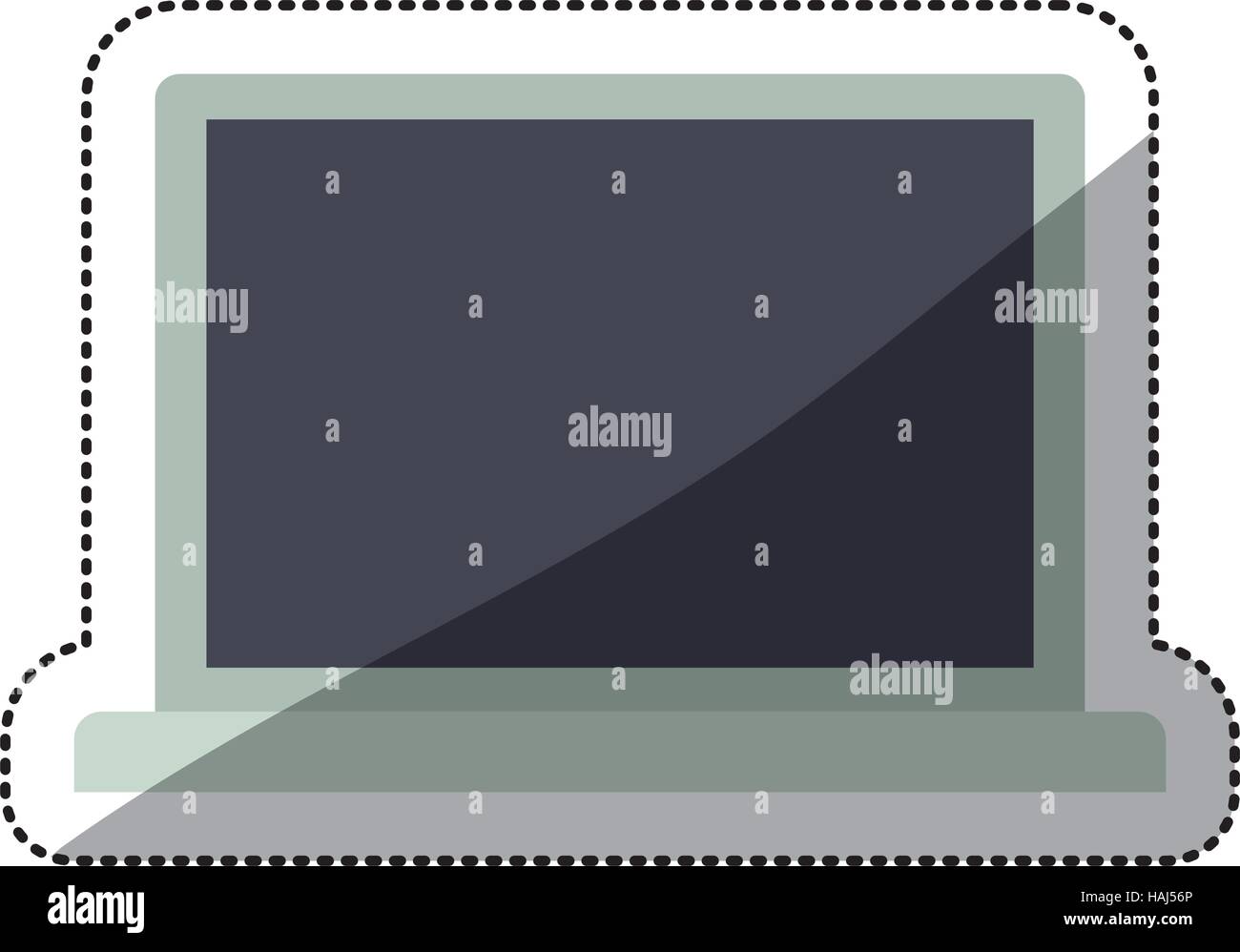 Isolated laptop device design Stock Vector Image & Art - Alamy