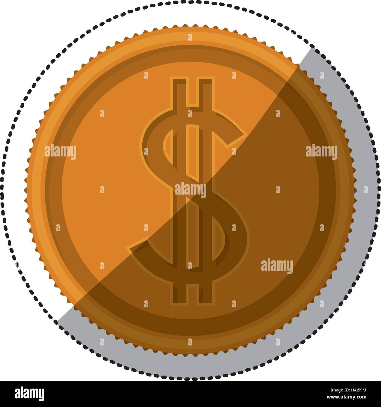 Isolated coin design Stock Vector Image & Art - Alamy