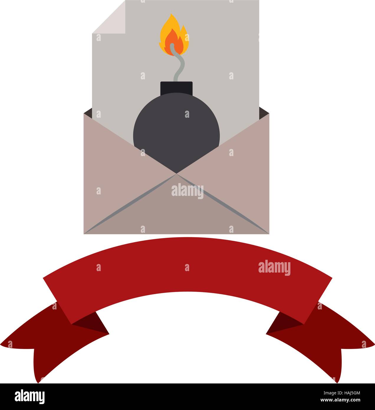 Bomb and envelope of Security system design Stock Vector Image & Art ...