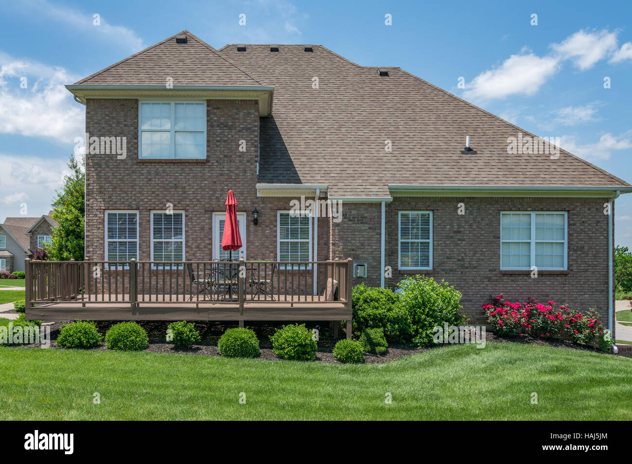 American middle class house Stock Photo - Alamy