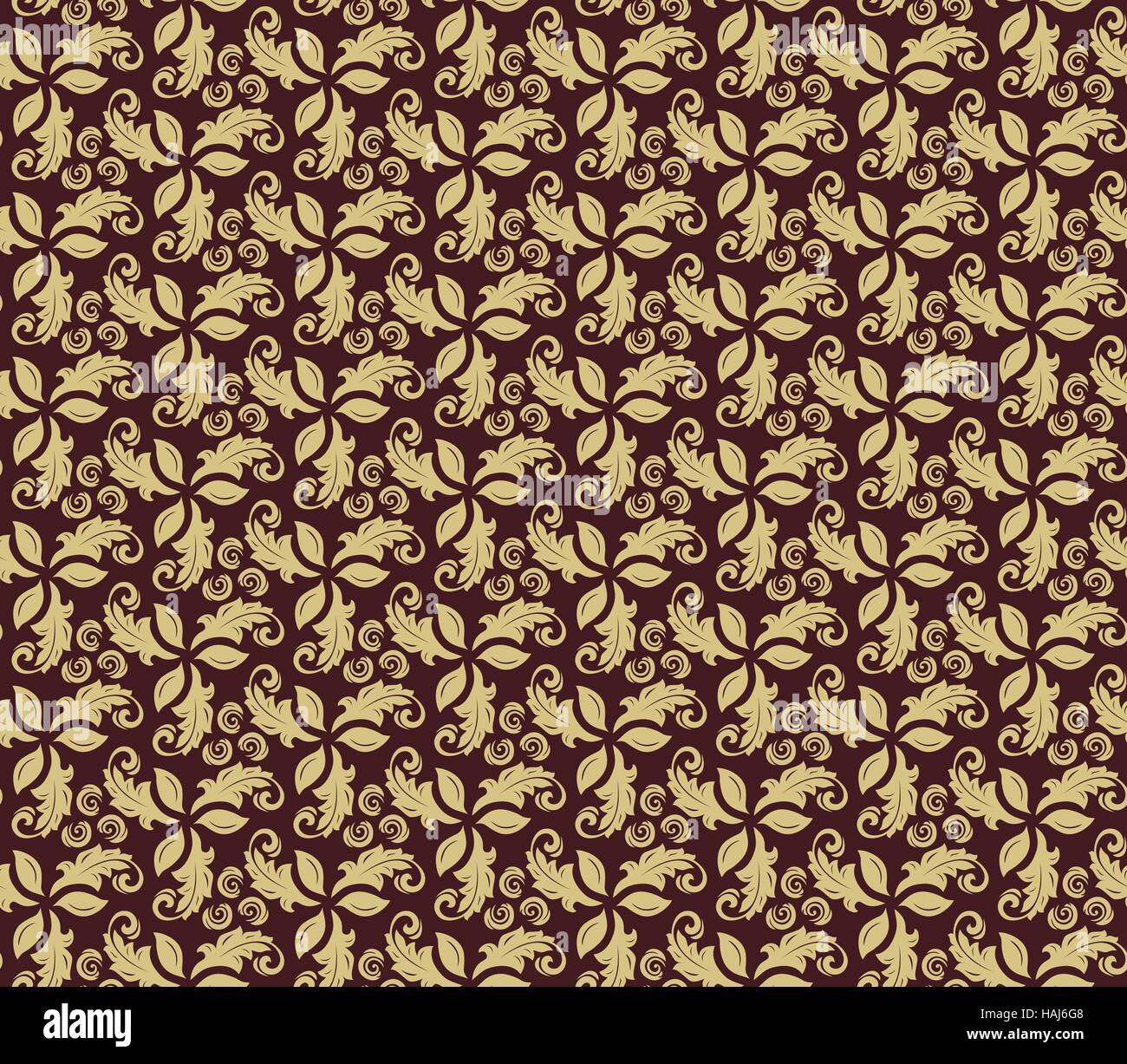 Floral Fine Seamless Vector Pattern Stock Vector Image & Art - Alamy