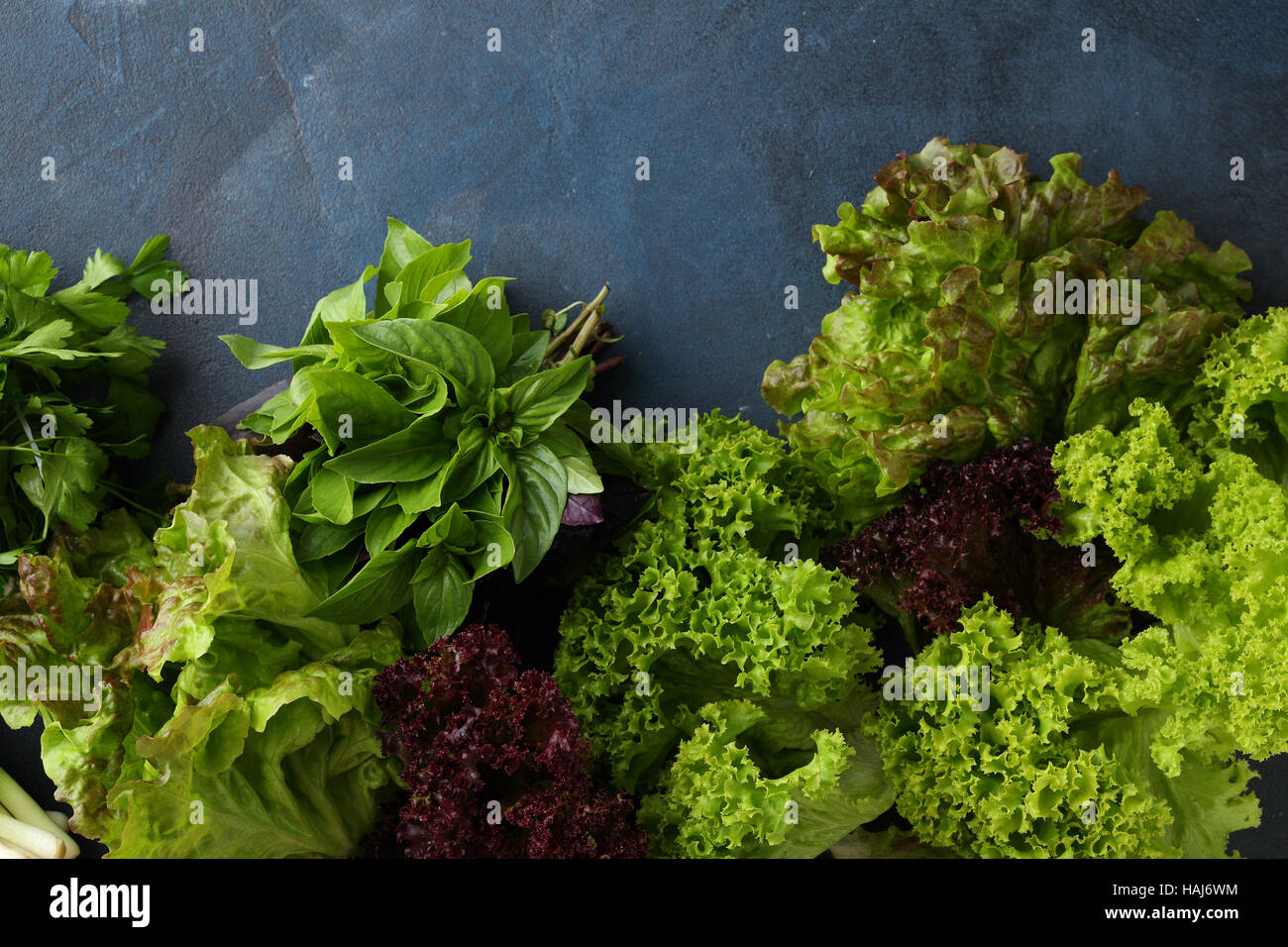 Fresh green vegetables, food background Stock Photo - Alamy