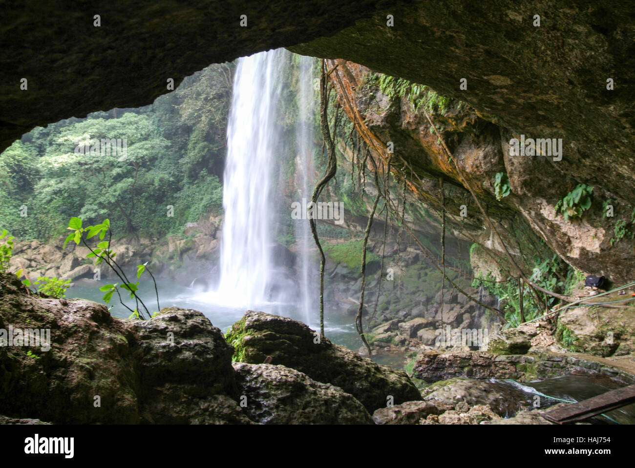 Misol Ha waterfall on Chiapas, Mexico Stock Photo - Alamy