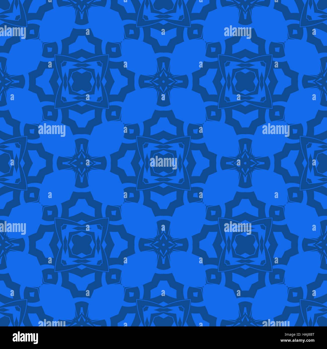 Blue Ornamental Seamless Line Pattern Stock Vector Image & Art - Alamy