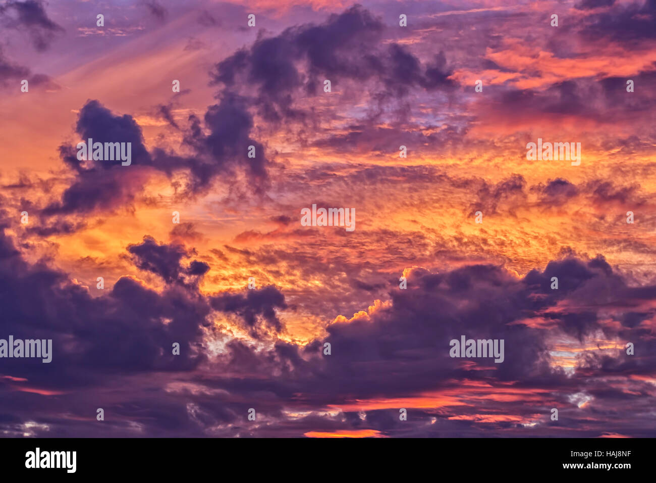 Big powerful sunset clouds at summer Stock Photo - Alamy