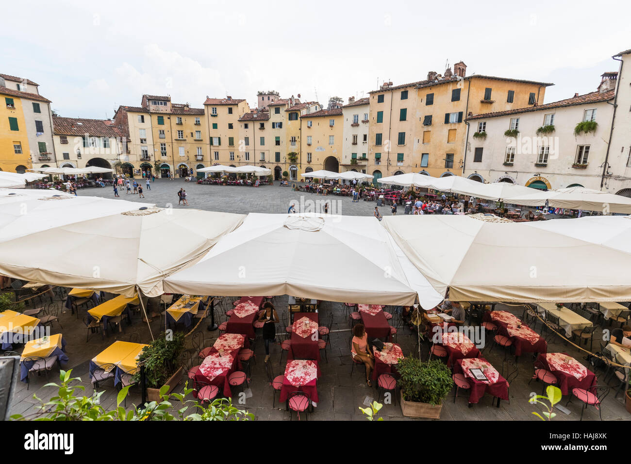 The medieval amphitheatre on the plan of the Roman site before it ...