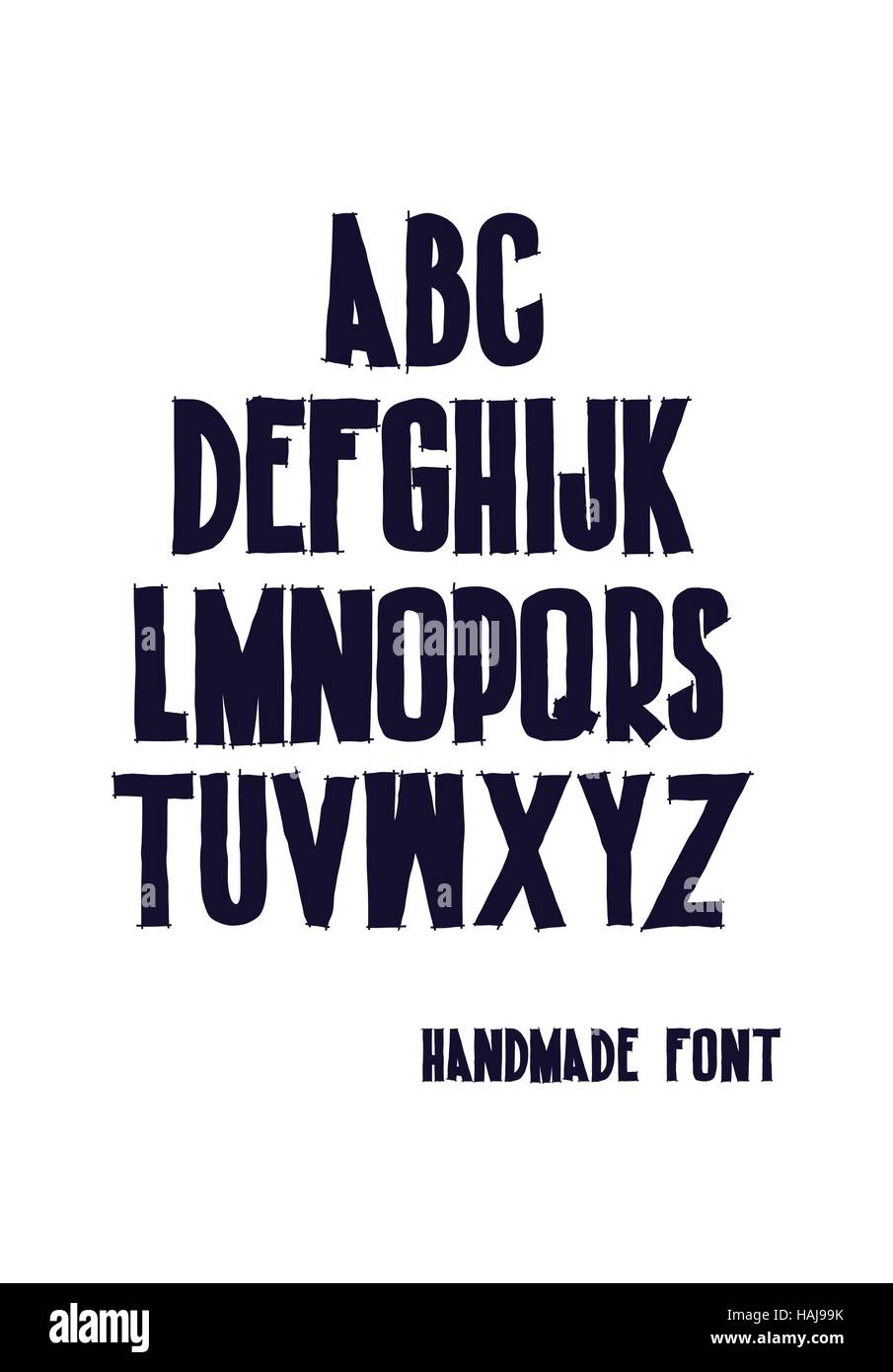 Simple decorative font handwritten hi-res stock photography and images ...