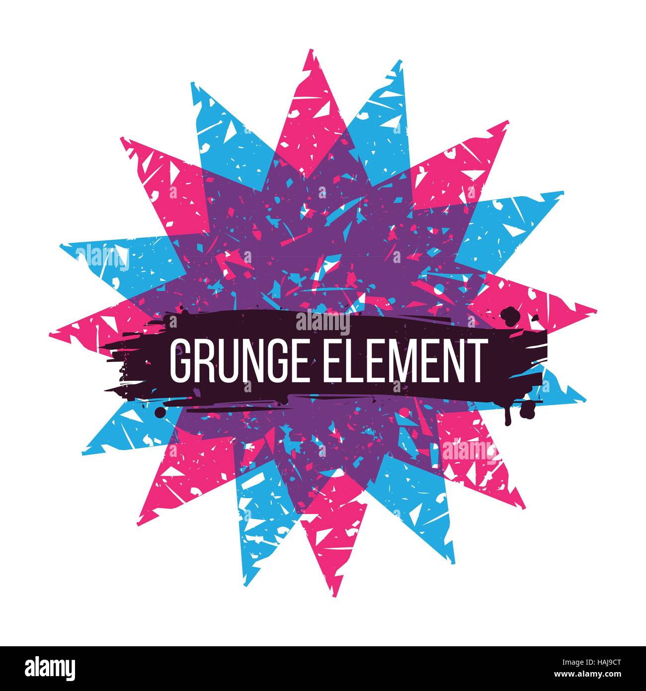 Color star grunge design element Stock Vector Image & Art - Alamy