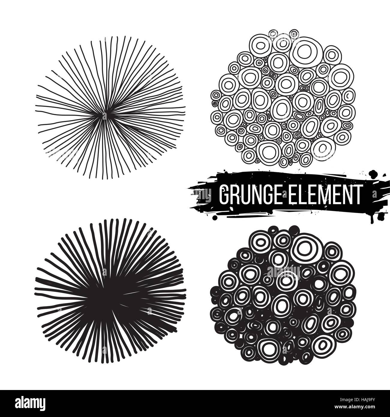 Set of abstract elements. Isolated background Stock Vector Image & Art ...