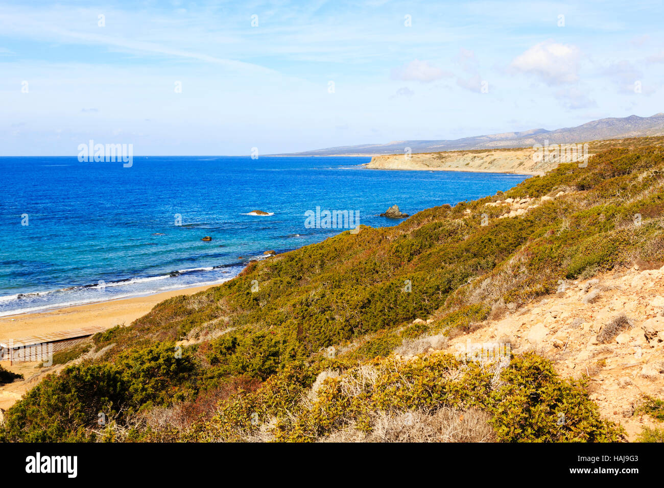 Lara beach, Akamas nature area, Paphos,Cyprus Stock Photo - Alamy