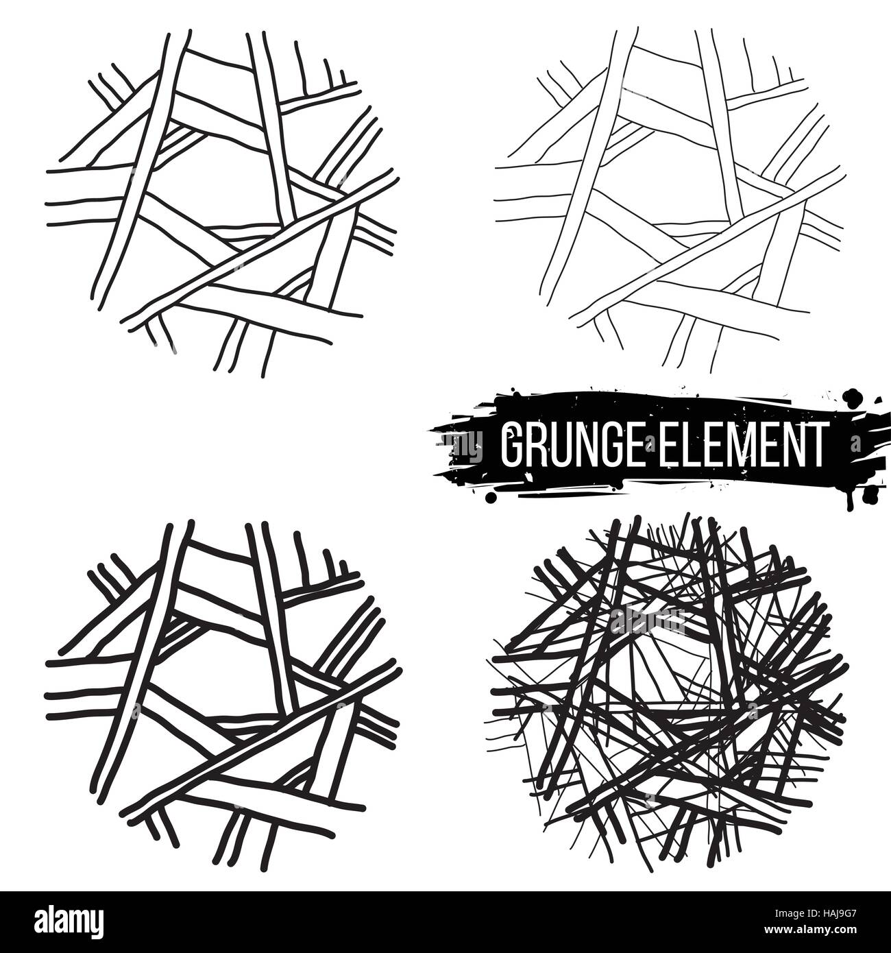 Set of abstract elements Stock Vector Image & Art - Alamy