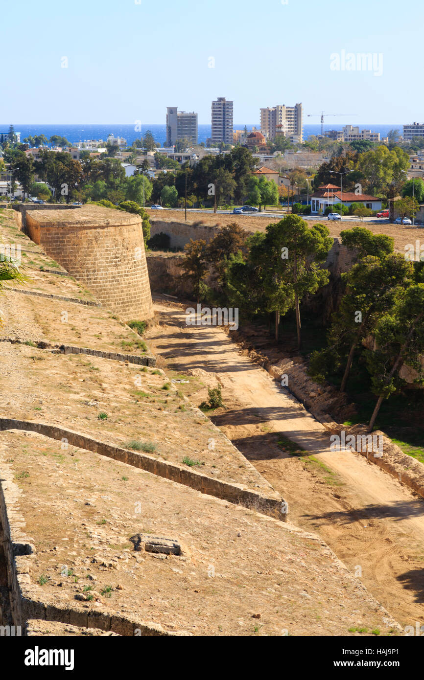 City walls, Famagusta, Ammochostos, Northern Cyprus Stock Photo - Alamy