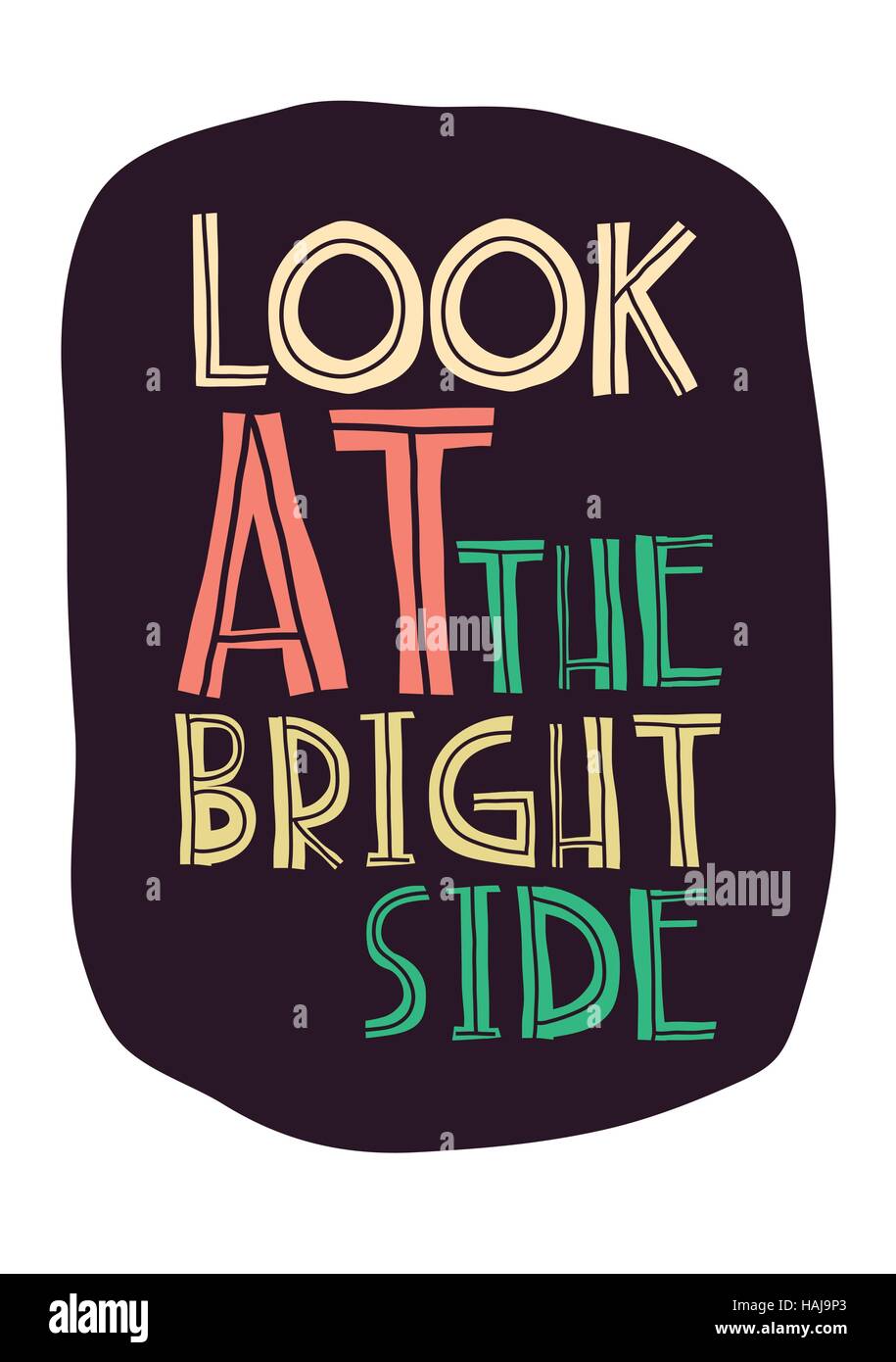 Motivation card poster bright Stock Vector Images - Alamy