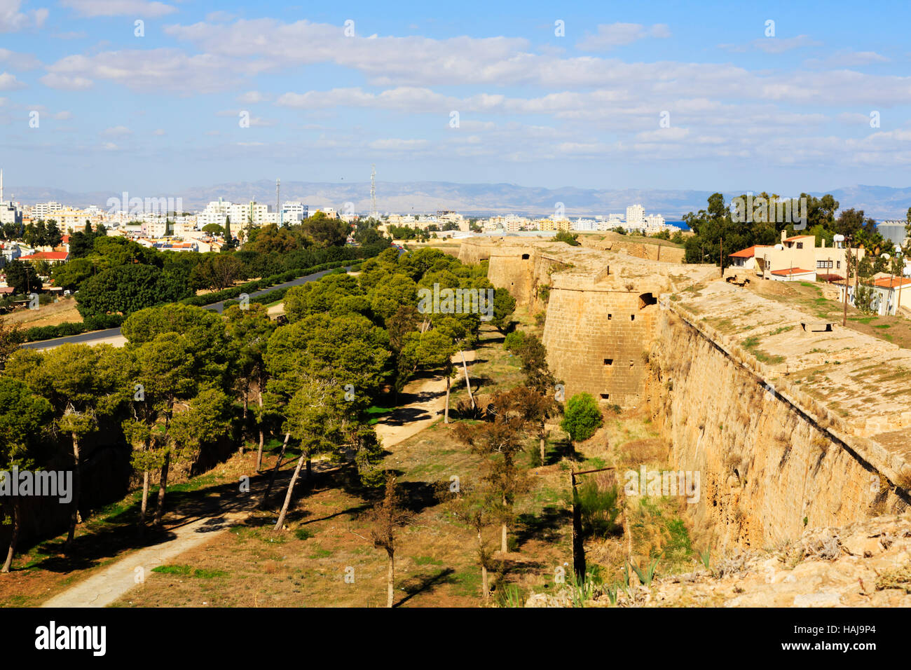 City walls, Famagusta, Ammochostos, Northern Cyprus Stock Photo - Alamy