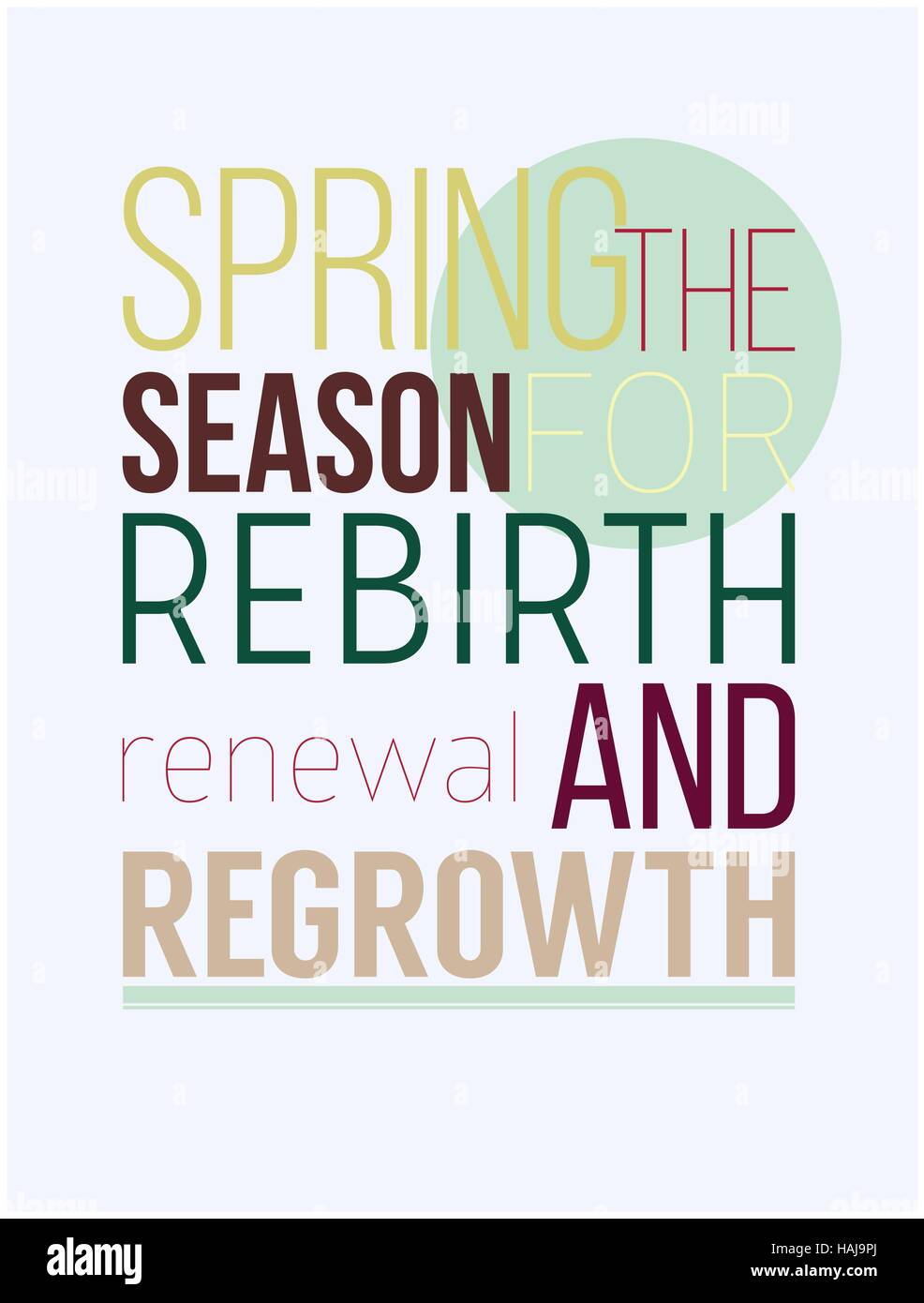 Fresh motivational spring poster Stock Vector Image & Art - Alamy
