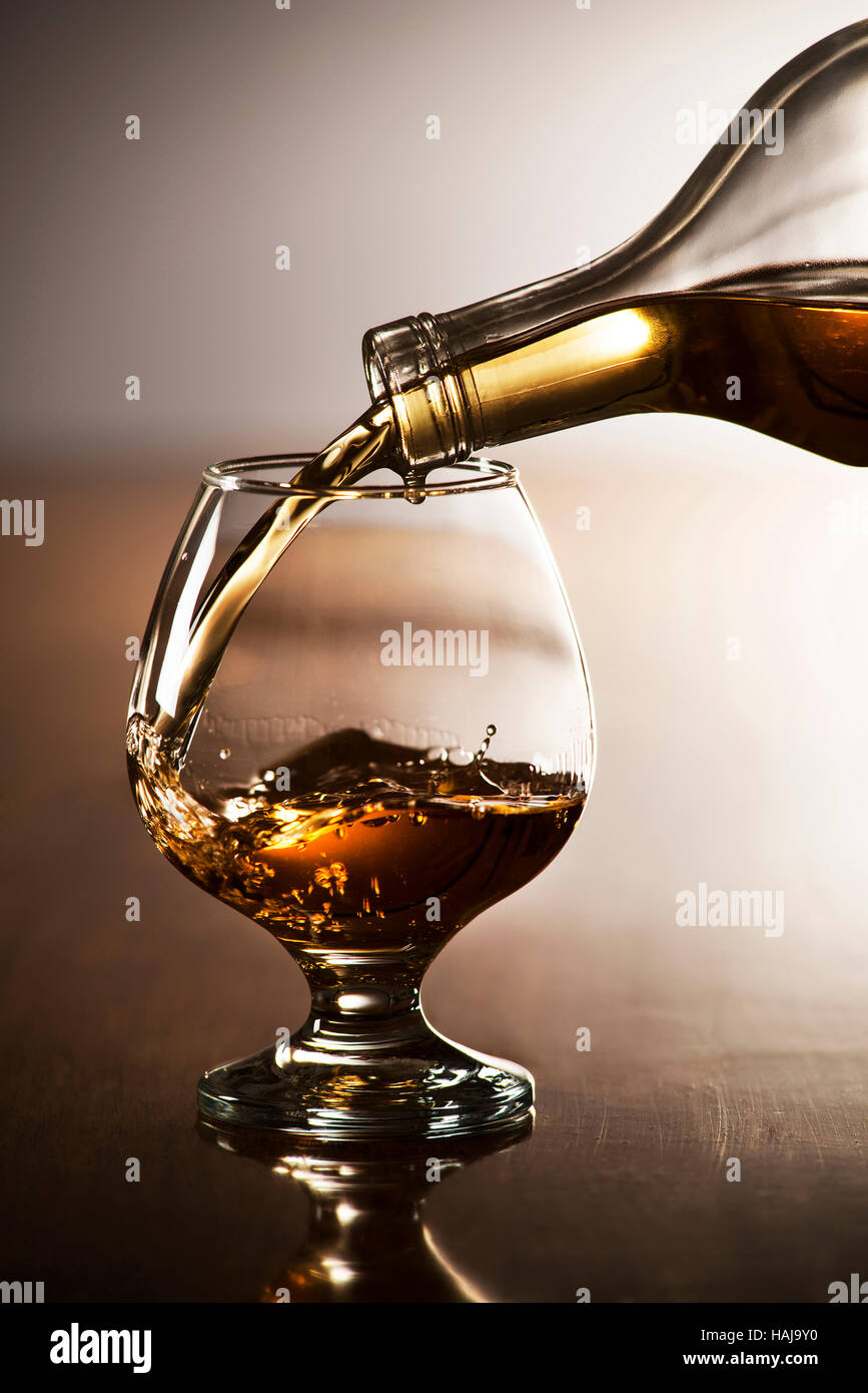 Pouring Alcohol Drinks