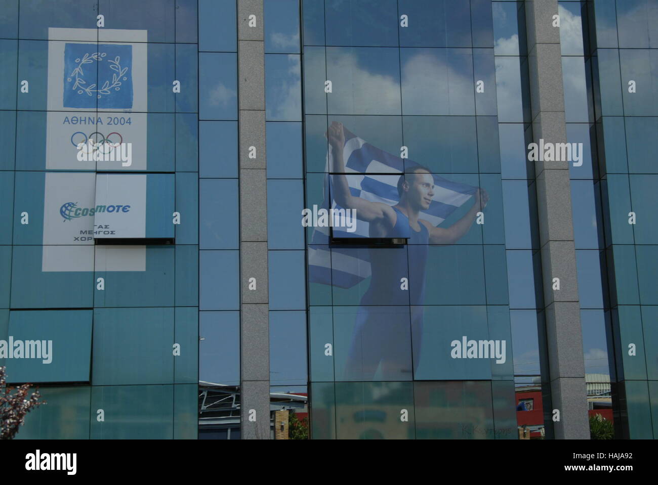KOSTAS KENTERIS POSTER GREEK 200M SPRINTER ATHENS GREECE 18 August 2004 ...