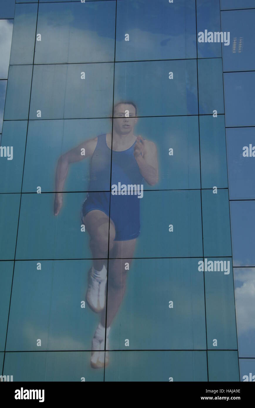 KOSTAS KENTERIS POSTER GREEK 200M SPRINTER ATHENS GREECE 18 August 2004 ...