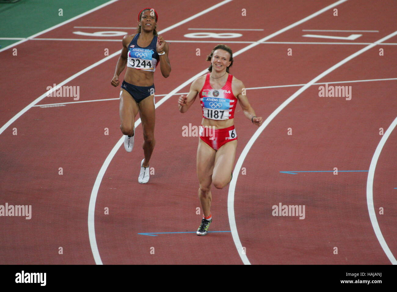 YULIYA NESTERENKO BELARUS ATHENS GREECE 22 August 2004 Stock Photo - Alamy