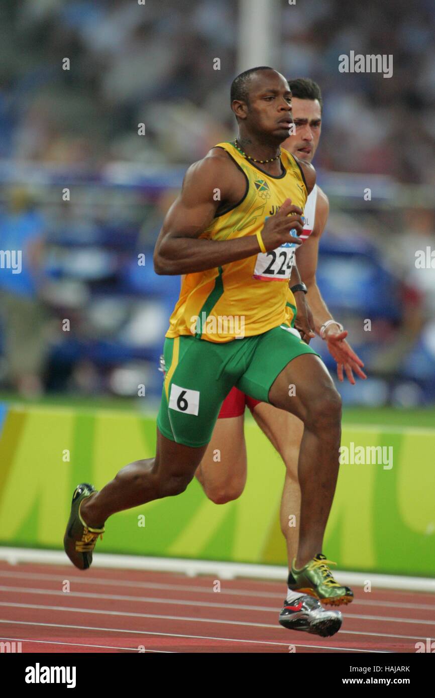 ASAFA POWELL JAMAICA ATHENS GREECE 22 August 2004 Stock Photo - Alamy