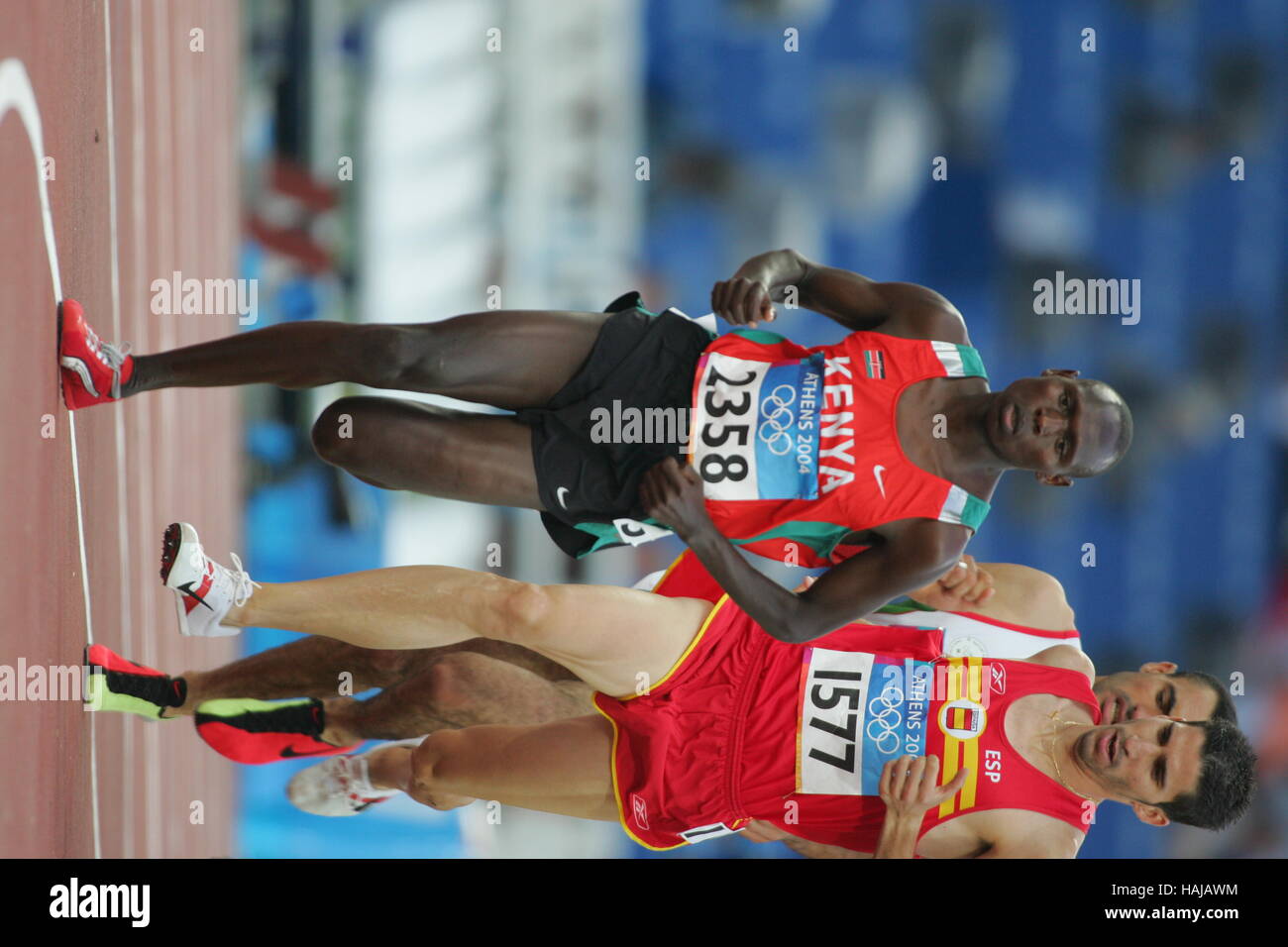 KIPRONO SONGOK KENYA ATHENS GREECE 22 August 2004 Stock Photo - Alamy