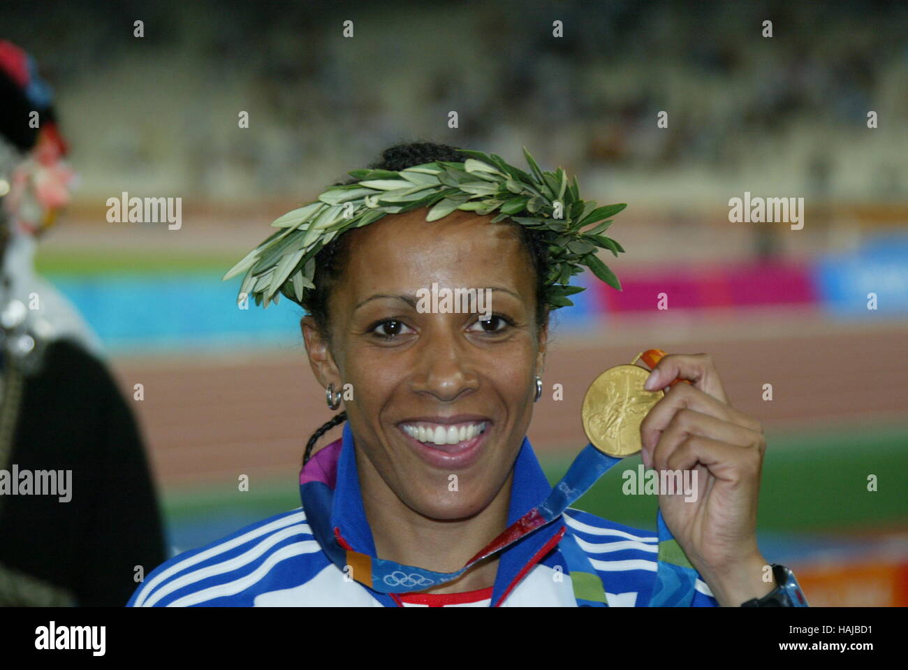 KELLY HOLMES GREAT BRITAIN ATHENS GREECE 23 August 2004 Stock Photo - Alamy KELLY HOLMES GREAT BRITAIN ATHENS GREECE 23 August 2004 Stock Photo - Alamy