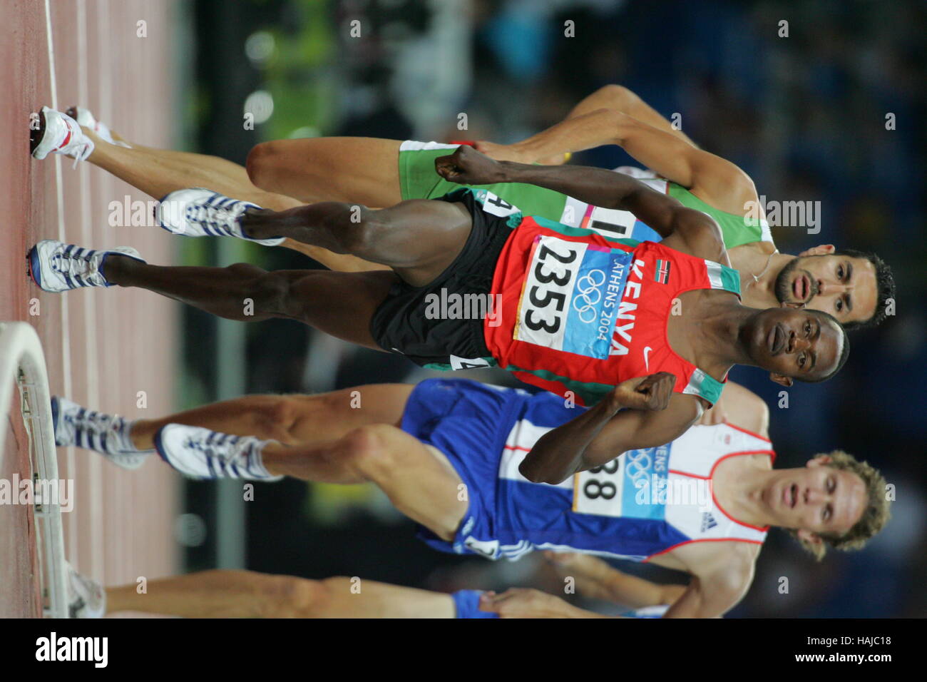 JOSEPH MUTUA KENYA ATHENS GREECE 25 August 2004 Stock Photo - Alamy