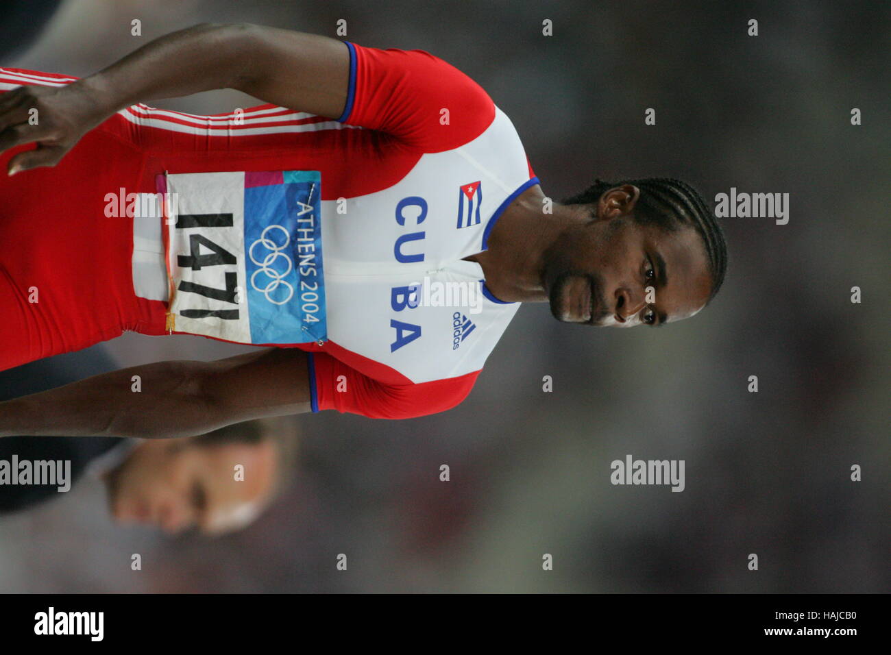 IVAN PEDROSO CUBA ATHENS GREECE 26 August 2004 Stock Photo - Alamy