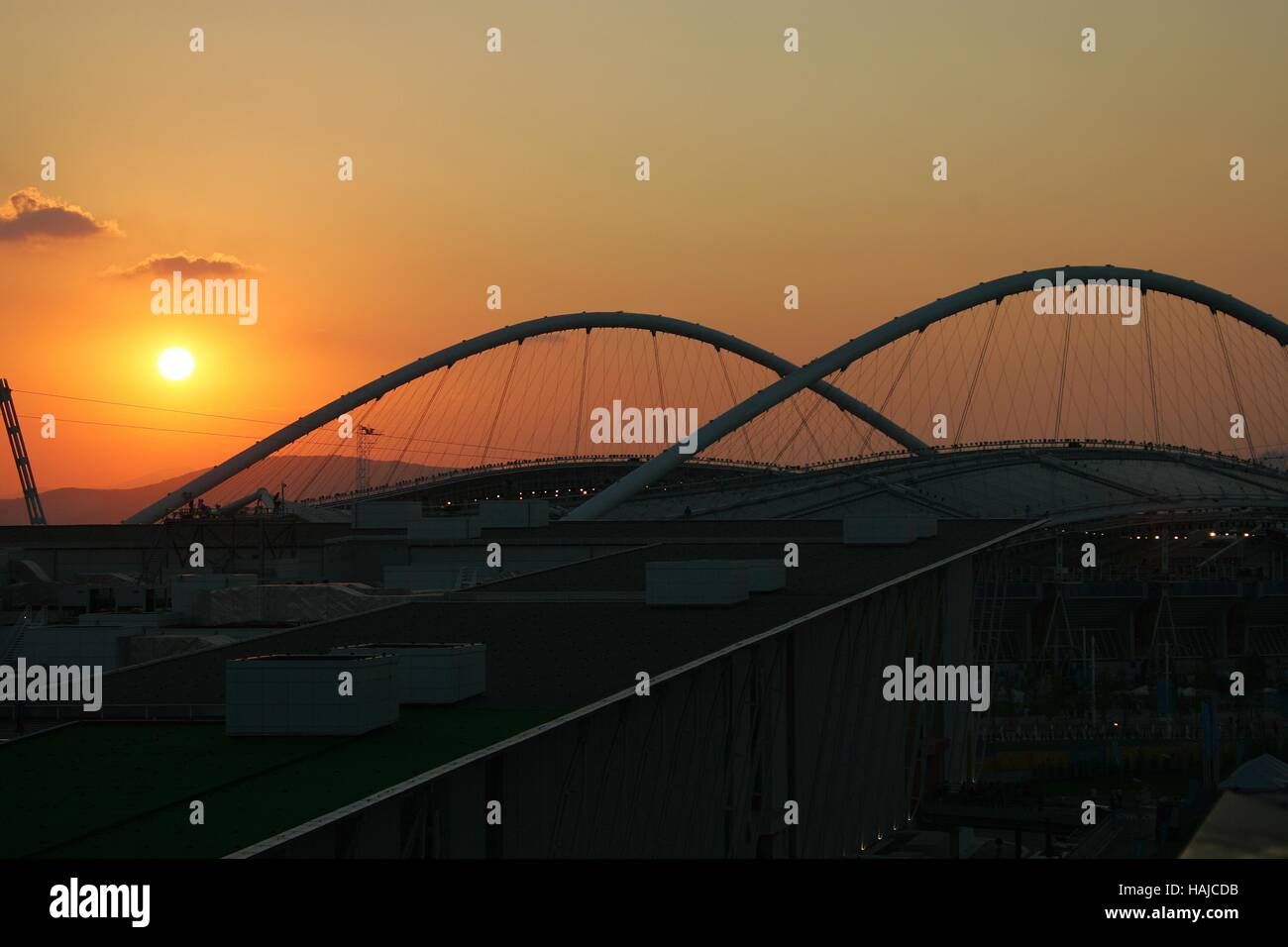OLYMPIC STADIUM WITH SUNSET OLYMPIC STADIUM ATHENS OLYMPIC STADIUM ...