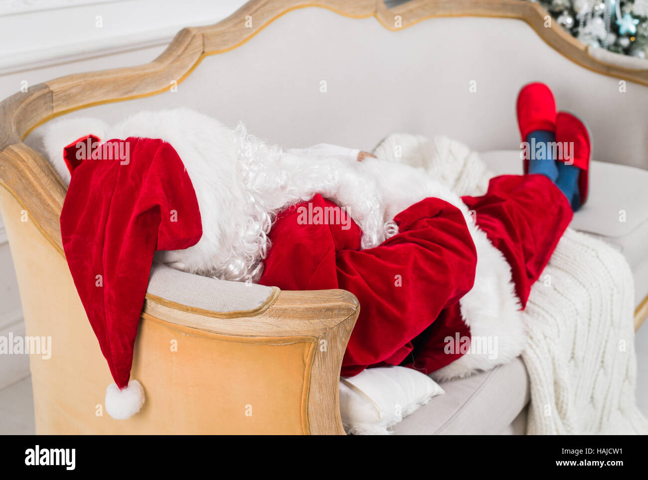 Santa claus resting hi-res stock photography and images - Alamy