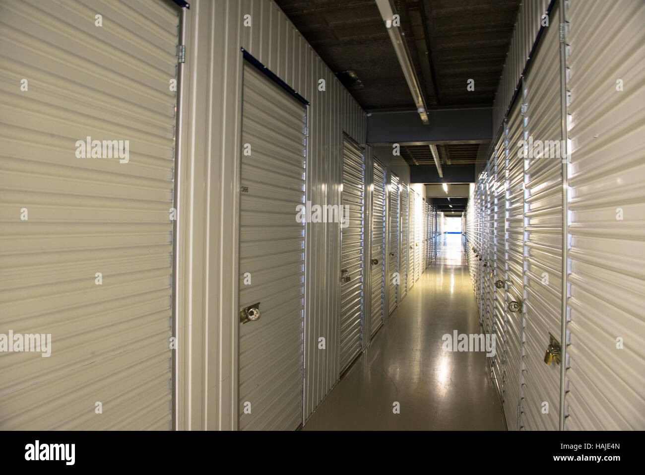 many safe boxes in building Stock Photo - Alamy