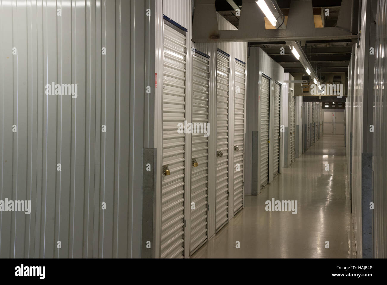 many safe boxes in building Stock Photo - Alamy
