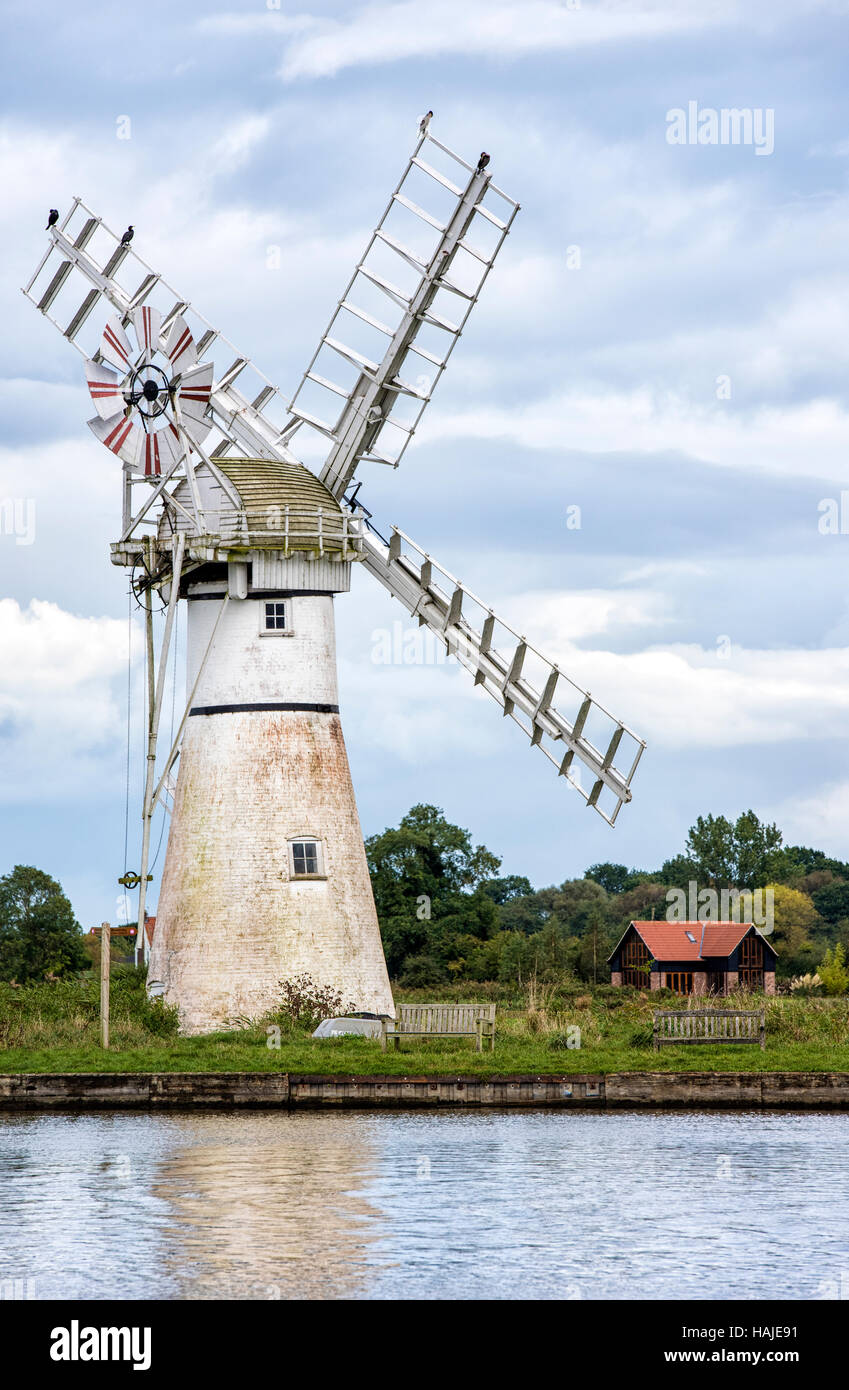 England uk english windmill windmills drainage mills hi-res stock ...