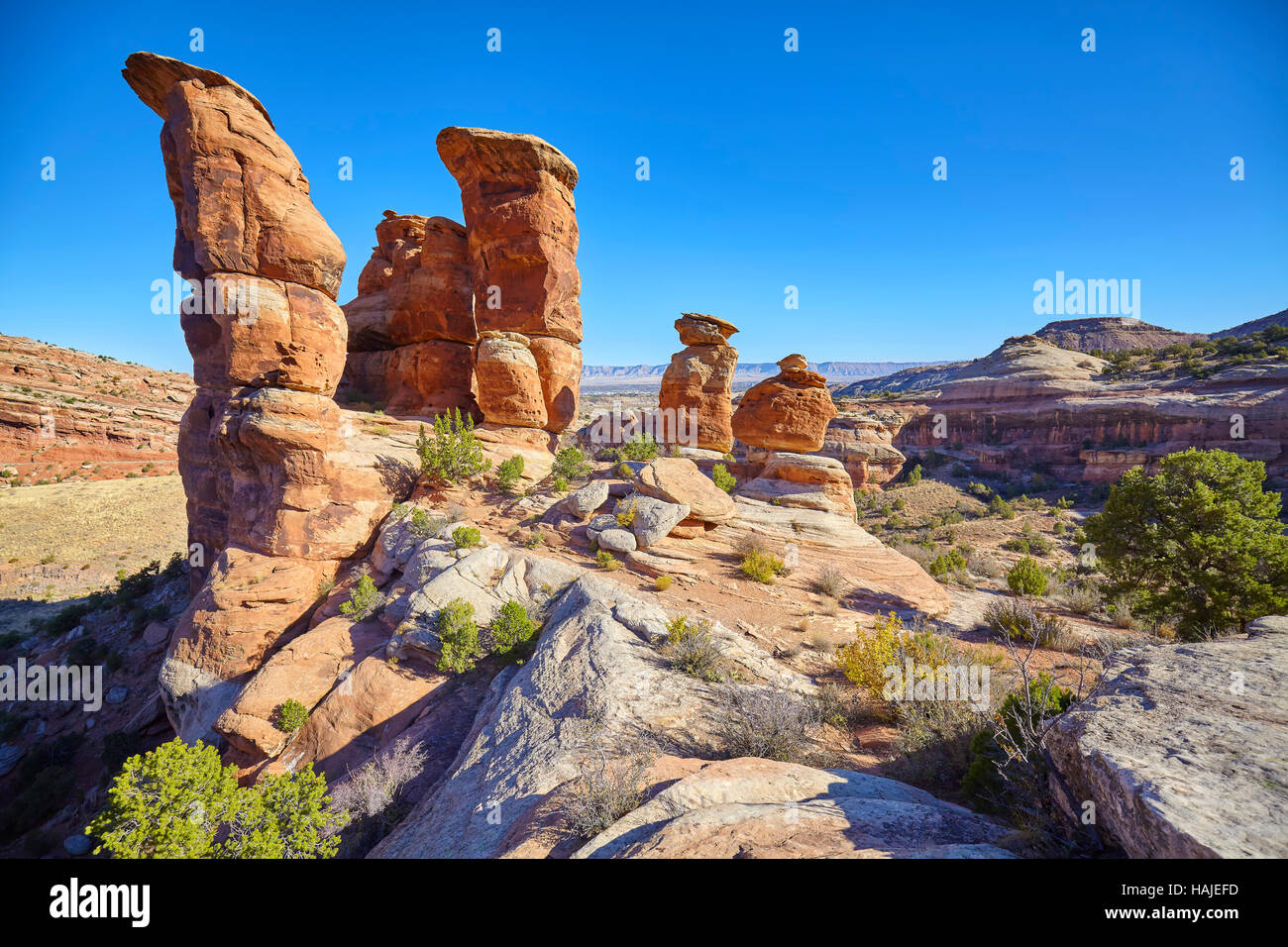 Devils Kitchen rock formations in the Colorado National Monument ...