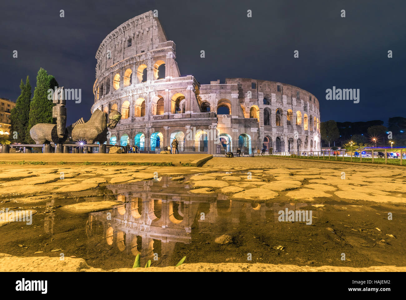 Rome, Italy - The archeological area in historic center Stock Photo - Alamy