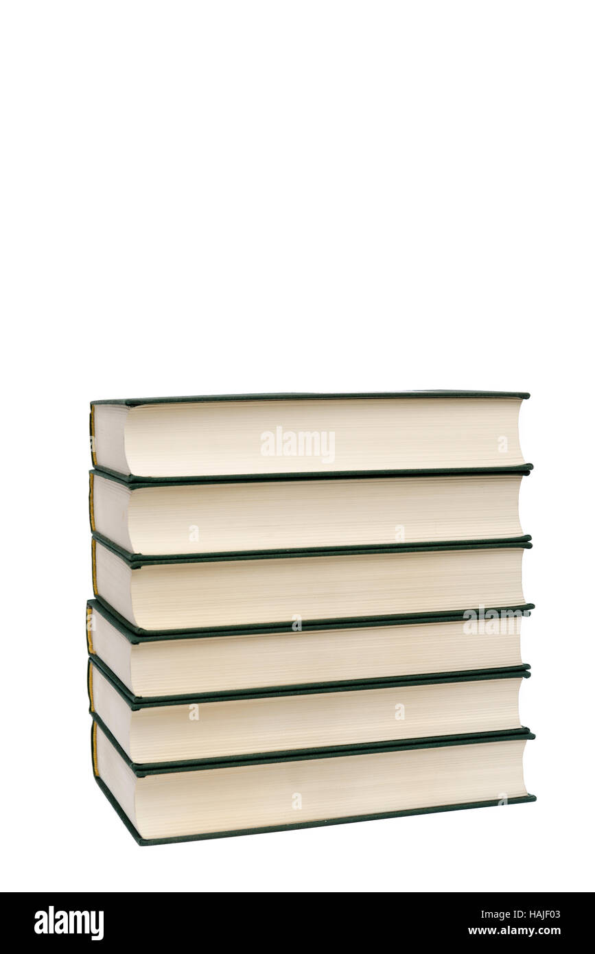 Vintage paper stack isolated book Cut Out Stock Images & Pictures - Alamy