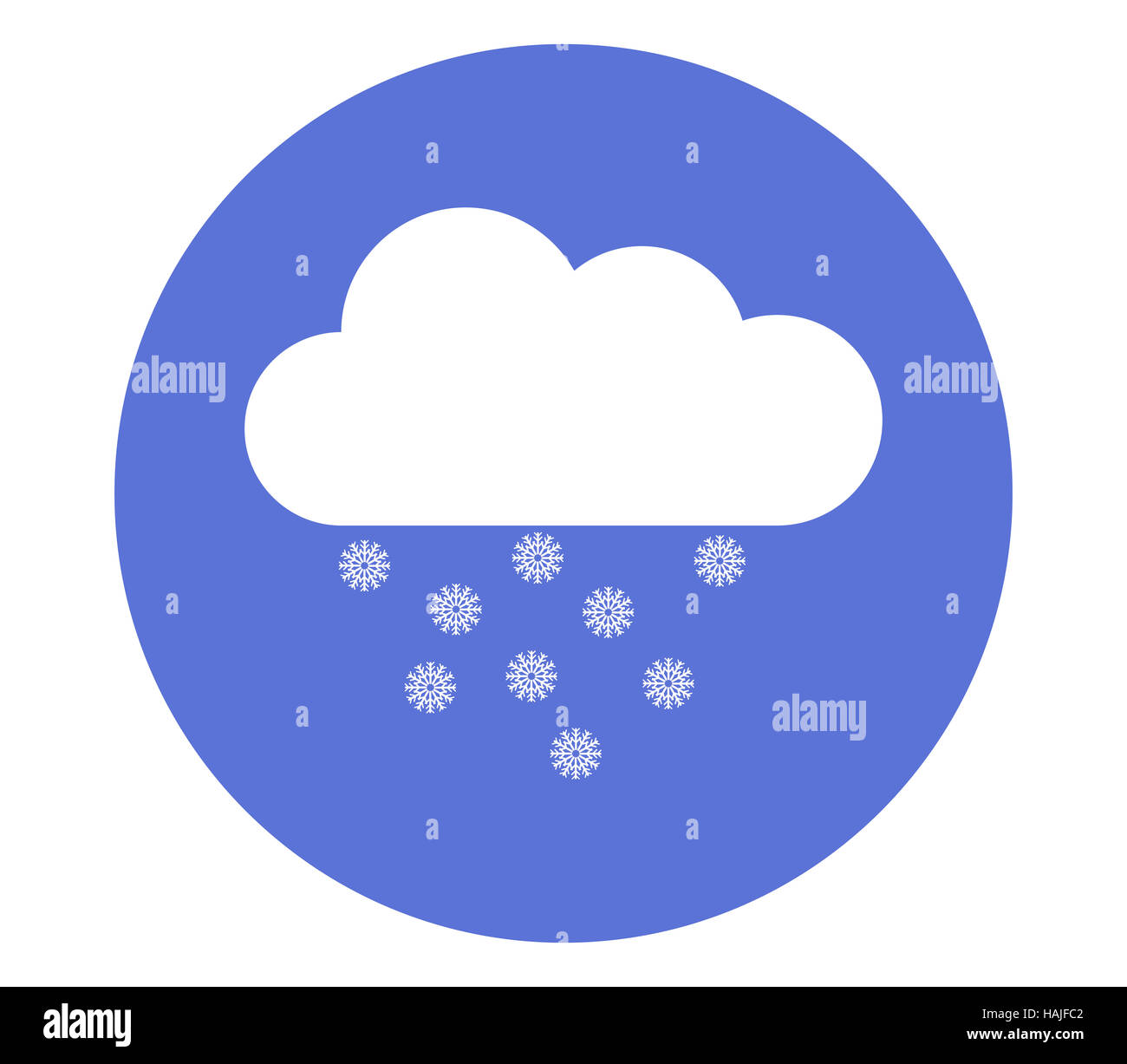 cloud with snow Stock Photo - Alamy