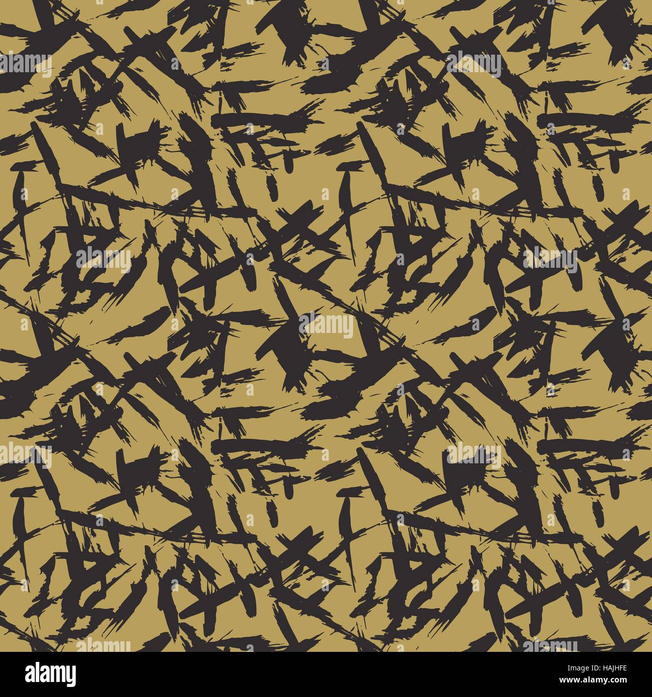 Vector seamless pattern. Abstract background with brush strokes Stock ...