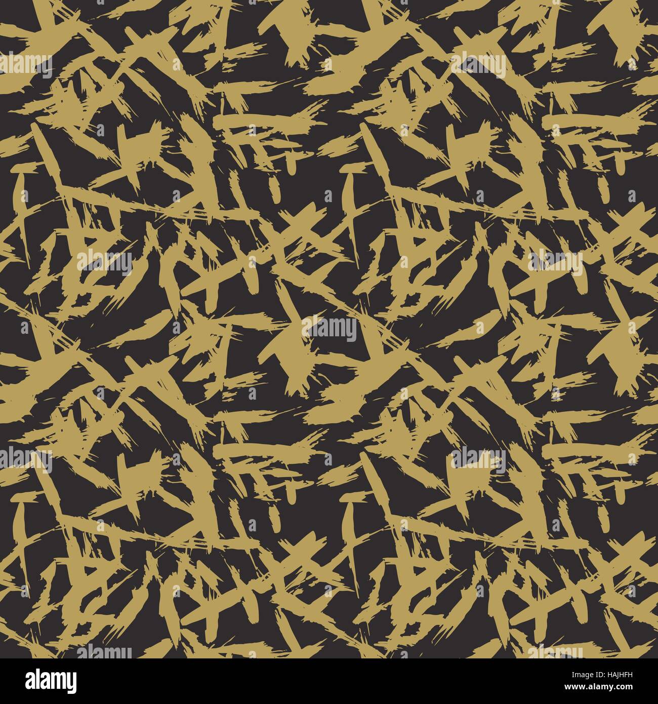 Vector seamless pattern. Abstract background with brush strokes Stock ...