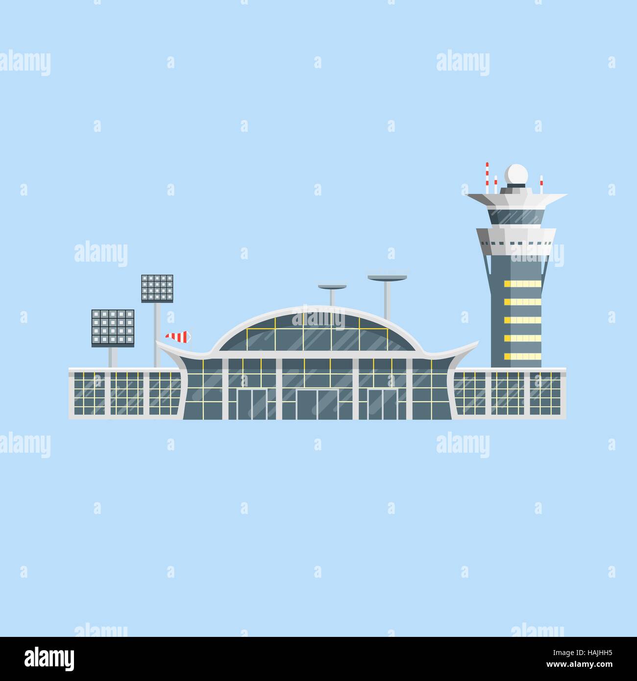 Airport Building Vector