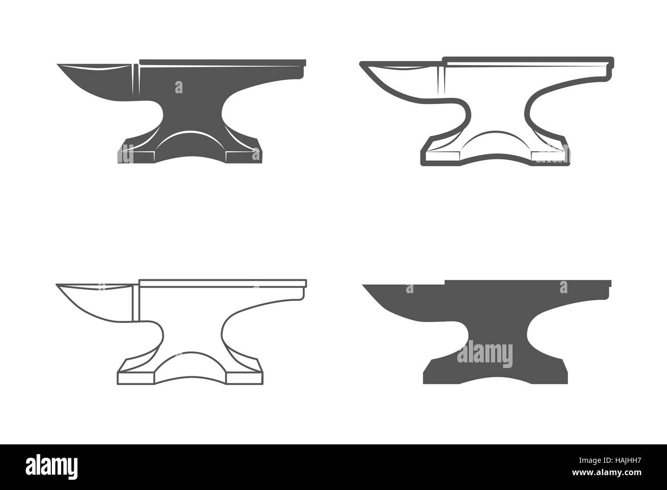 Anvil vector hi-res stock photography and images - Alamy