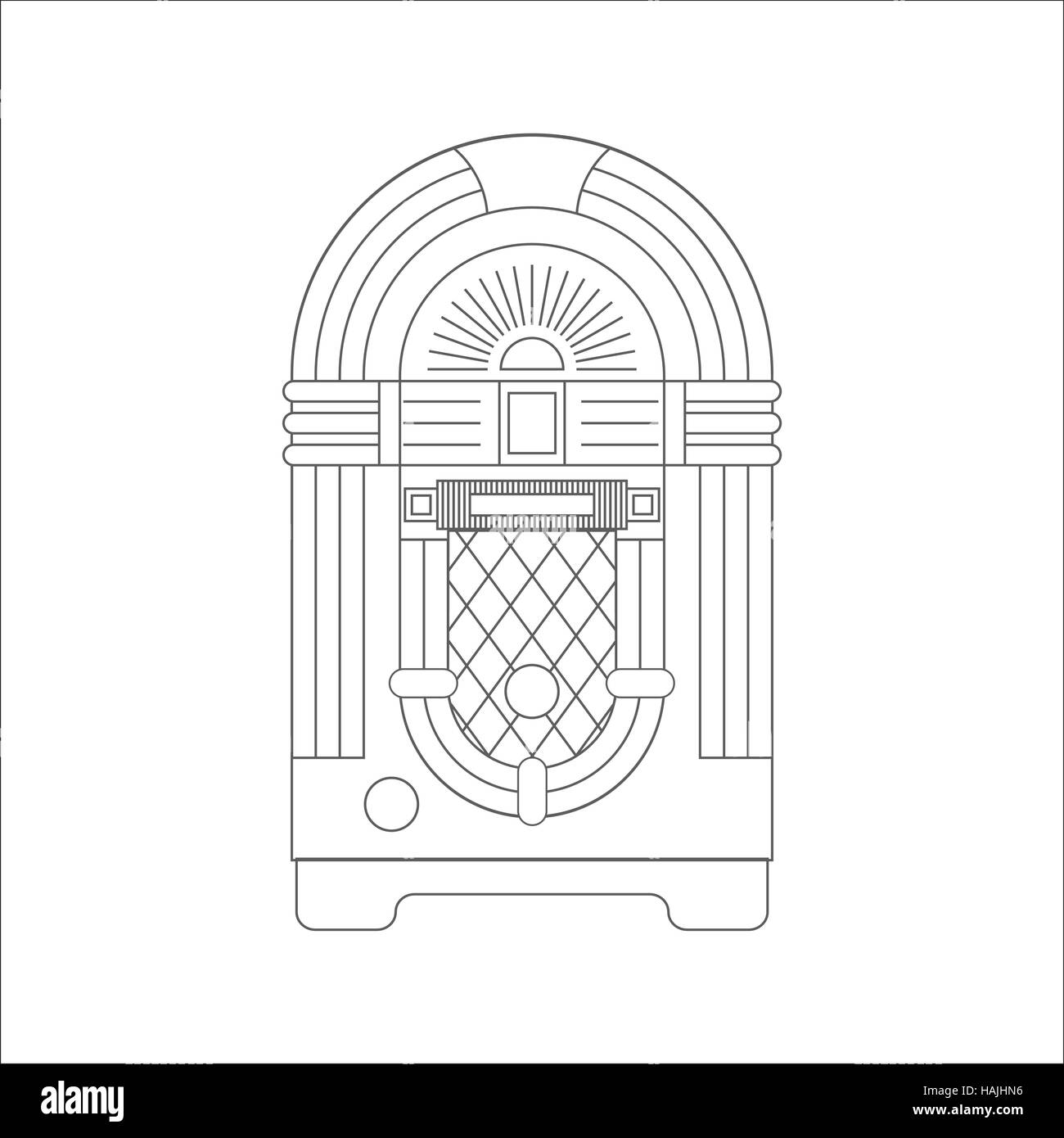 Jukebox musical Black and White Stock Photos & Images - Alamy