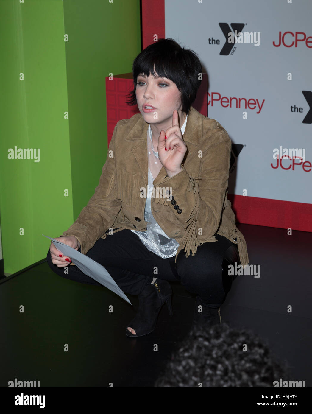 New York, United States. 30th Nov, 2016. Carly Rae Jepson teams up with ...
